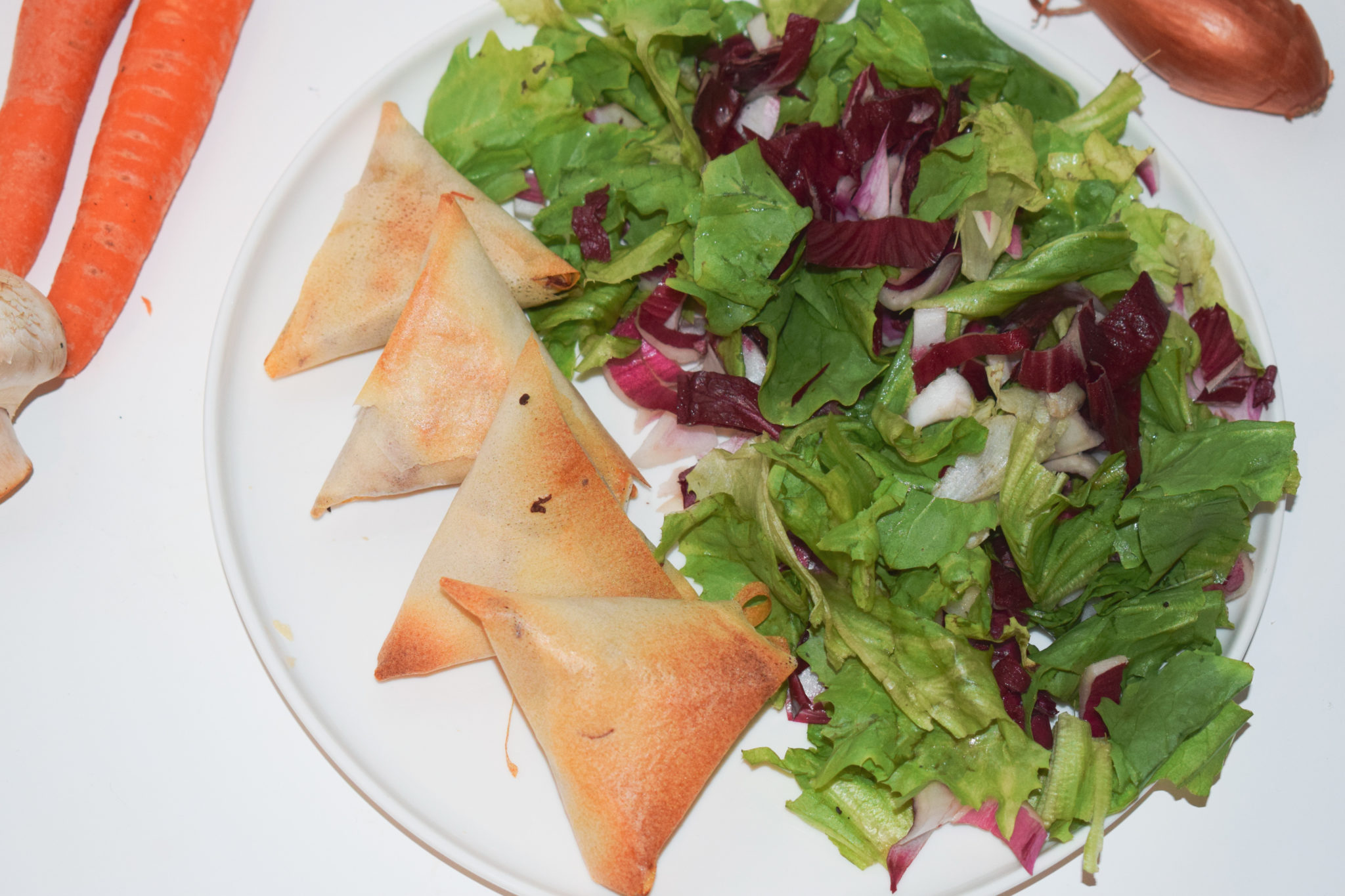 Samoussas aux légumes, faciles, délicieux et parfait pour un repas rapide